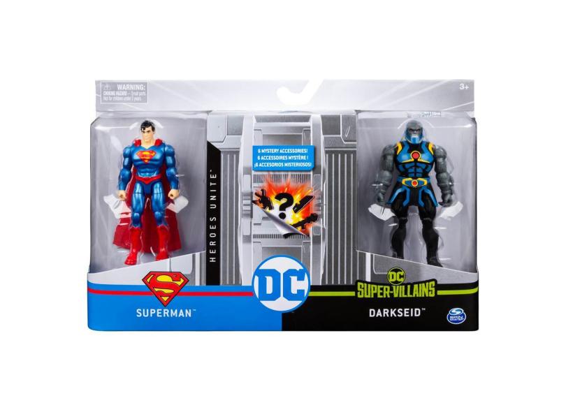 Dc - Figuras De 10 Cm Com Vilão Superman/ Darkseid com o Melhor Preço é ...