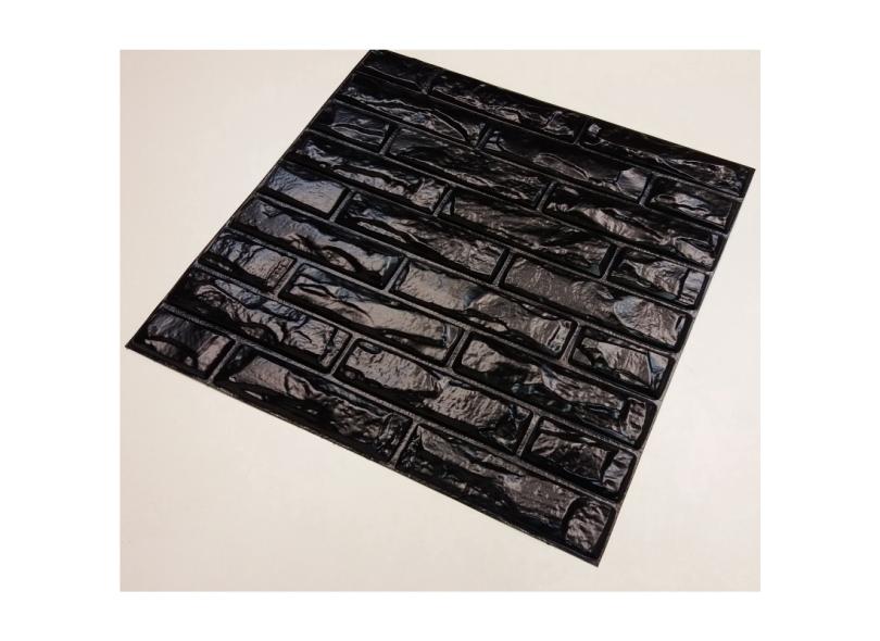 Revestimento De Parede 3d Logs Em Pvc 50x50 Brick Com 12 Peças Goede em ...
