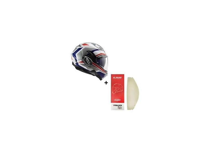 Capacete Ls2 FF900 Valiant 2 Revo Vermel Pinlock Incluso com o Melhor ...