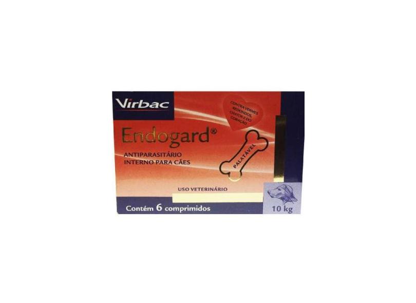 Endogard 10 kg - 6 comprimidos - Virbac com o Melhor Preço é no Zoom