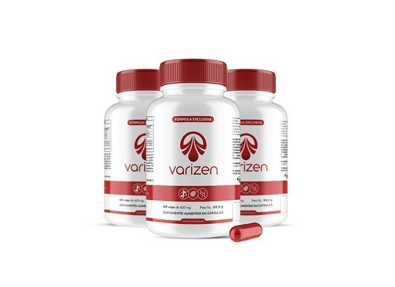 Varizen - Kit 3 Potes (Saúde Das Articulações) - 60 Cápsulas com o ...