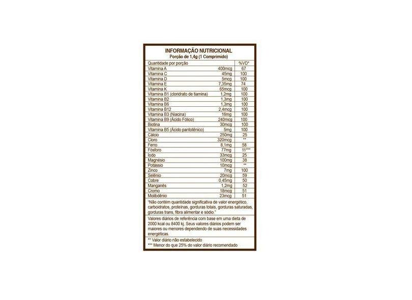 Kit 2 Multi A-Z Mix de Vitaminas e Minerais Sundown 120 cápsulas com o ...