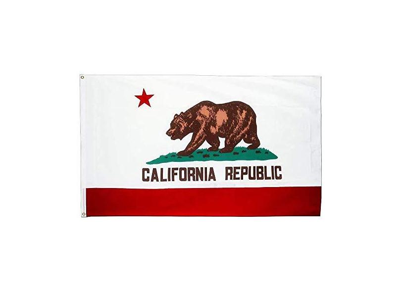 Bandeira da Califórnia 145cm x 90cm da Marca Minha Bandeira - Dupla ...