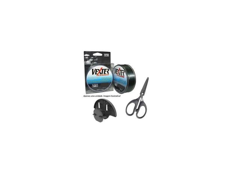 Kit Leader Vexter Fluorocarbon (0,47mm - 29lb) com Abastecedor de Linha ...