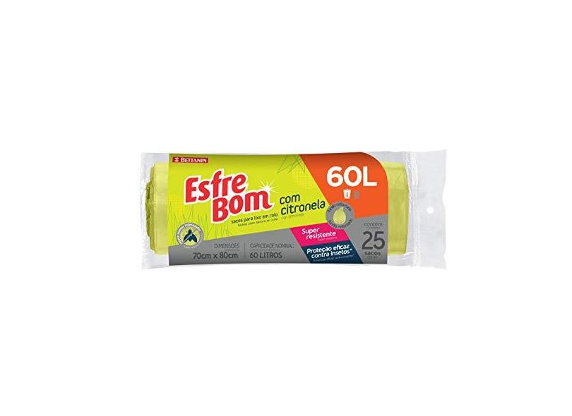 Saco para Lixo Com Citronela ¨Odor Block¨, Rolo com 25 sacos de 60 ... Saco para Lixo Com Citronela ¨Odor Block¨, Rolo com 25 sacos de 60 ...