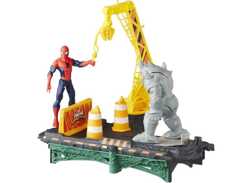 Playset Spider Man - Kit Ataque do Rhino Homem Aranha Hasbro com o ...
