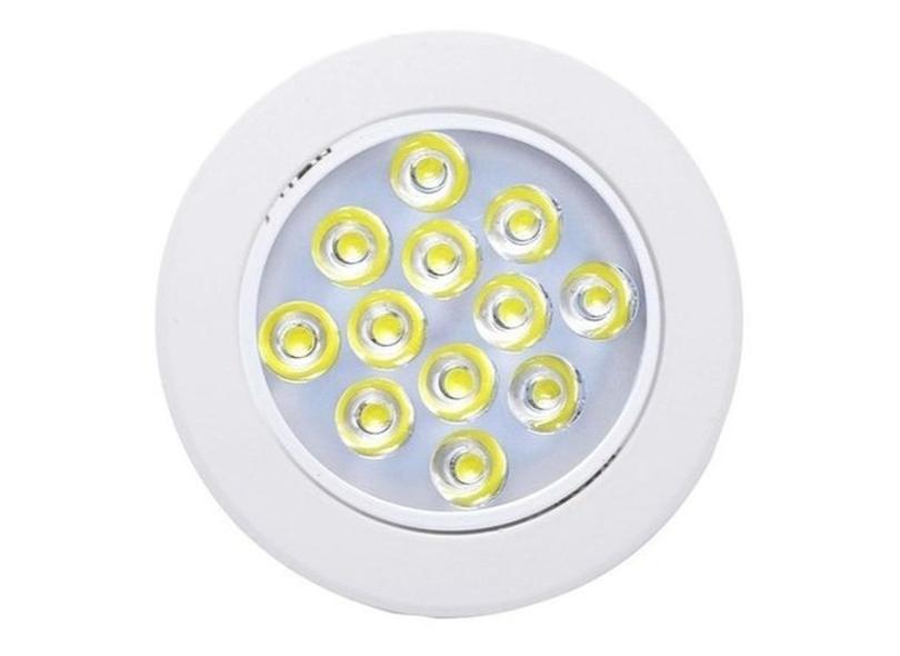 Spot 12w Led Redondo Direcionável Quente Sobrepor com o Melhor Preço é ...