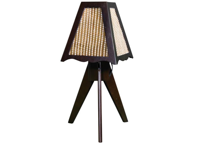 Abajur Rustico Tripé Sala Quarto Decoração Iluminação com o Melhor ...