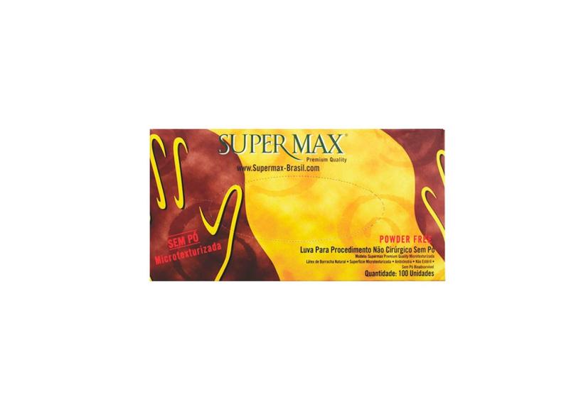 Luva de Procedimento Latex Powder Free Tamanho G Sem Pó com 100 UN ...