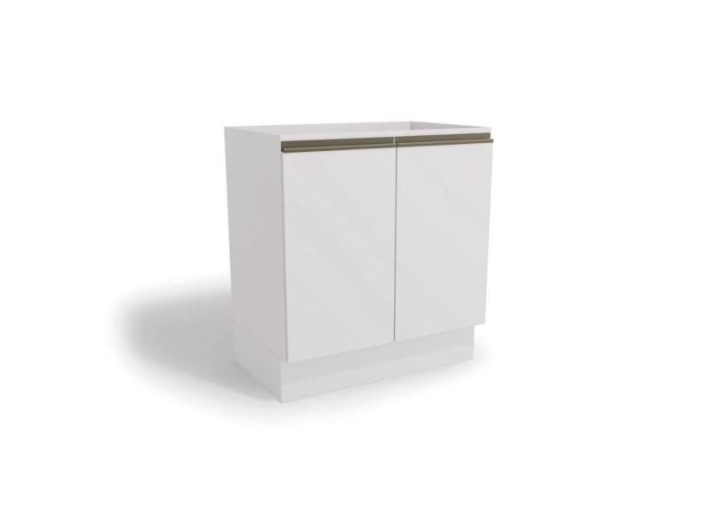 Balcão De Cozinha Maxxi G744 c/ 2 Portas s/ Tampo 80cm Polipropileno ...