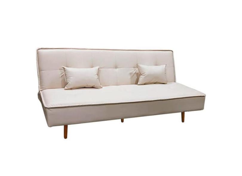 Sof Cama Silver 3 Lugares Reclin vel 1,92 Material Sint tico com o ...
