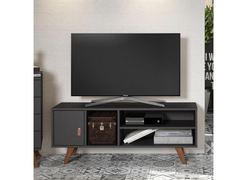 Rack Para Tv Até 42 Polegadas 130Cm 1 Porta 3 Nichos Play Artemobili ...