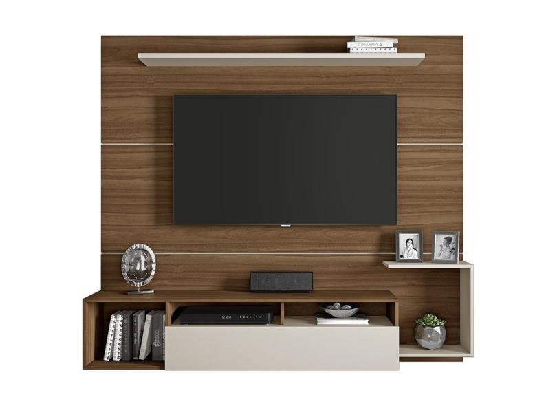 Painel Para Tv Até 60 Polegadas Frevo Jcm Móveis Rovere/off White com o ...