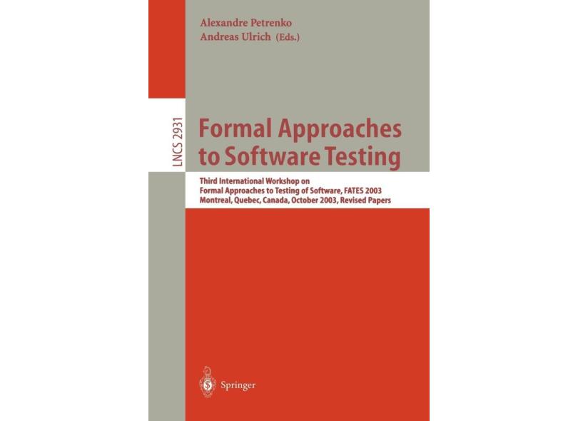 Formal Approaches to Software Testing com o Melhor Preço é no Zoom