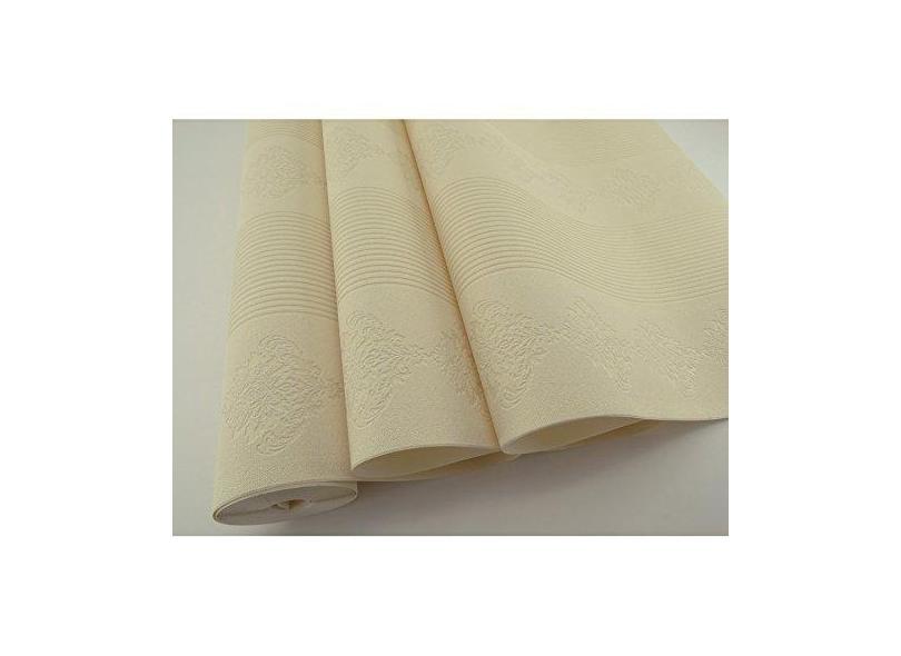 Papel de Parede - Creme com Detalhes em Alto Relevo - LMS-PPD-330602 ...