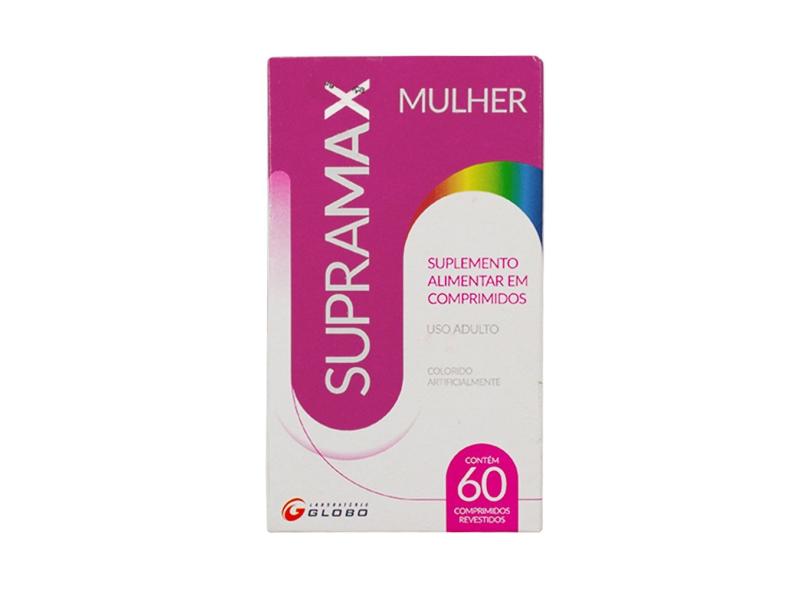 Complexo Vitamínico Supramax Mulher Lab. Globo 60 Cápsulas em Promoção ...