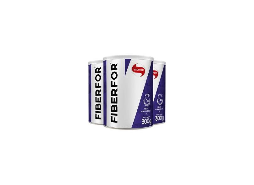 Kit com 3 Fiberfor Fibras Alimentares 300g da Vitafor com o Melhor ...