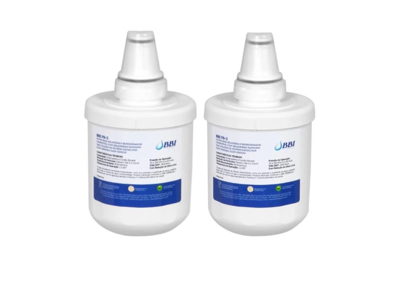 Kit 2 Filtro Interno BBI FS-2 Geladeira Refrigerador Samsung HAFIN2/EXP ...