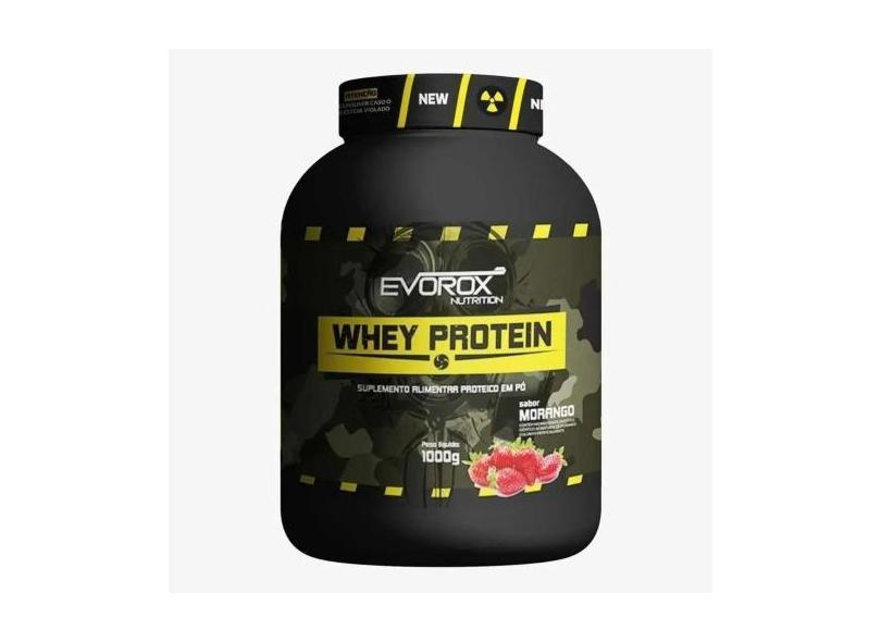 Whey Protein Evorox Sabor Morango 1Kg - Evorox Nutrition com o Melhor ...