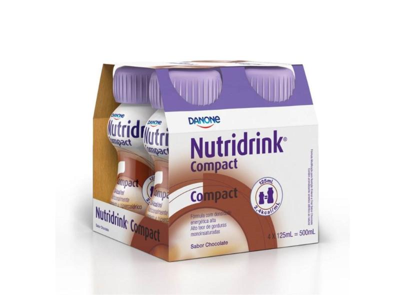 Nutridrink Compact Suplemento Nutricional Chocolate 4x125mL com o ...