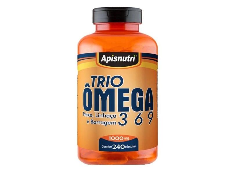 Trio Ômega 3, 6, 9 1000mg 240 Cápsulas Apisnutri com o Melhor Preço é ...
