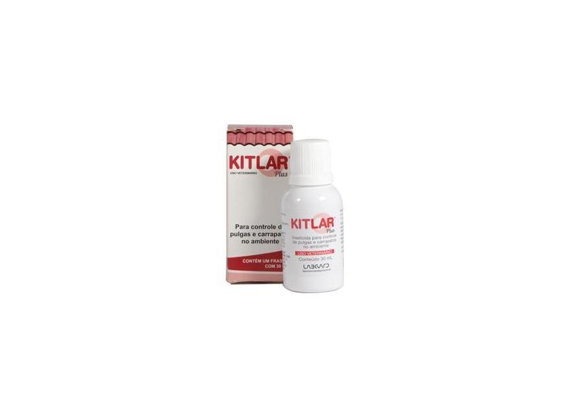 Inseticida Kitlar Plus p/ Controle de Pulgas e Carrapatos Labgard 30ml ...