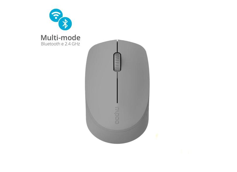 Mouse Sem Fio Bluetooth e 2.4Ghz 1300DPI Rapoo M100 com o Melhor Preço ...
