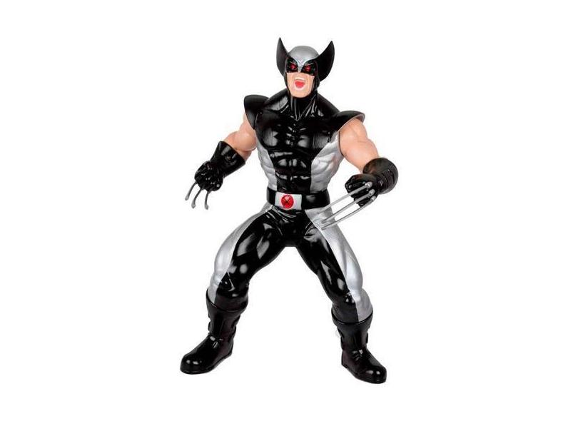 Boneco Articulado Gigante - Marvel X-Men - Wolverine Preto Premium - M ...