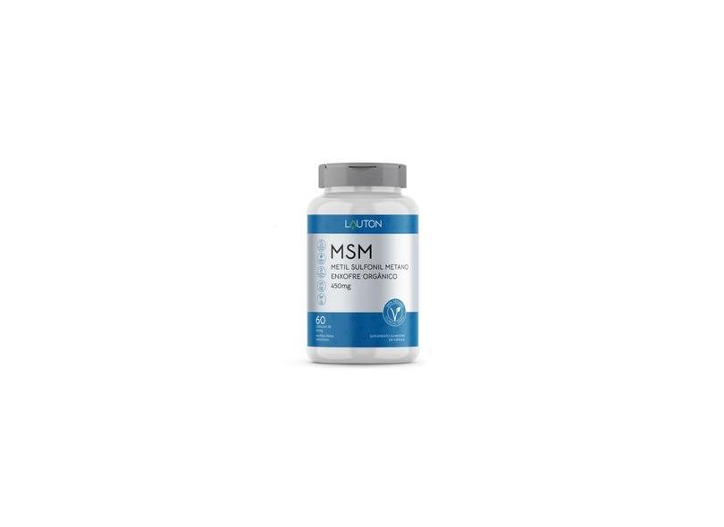 MSM - Metil Sulfonil Metano - Enxofre Orgânico 450mg Vegana - 60 ...