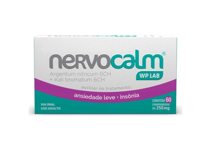 Nervocalm Calmante Natural 250 Mg Com 60 Comprimidos com o Melhor Preço ...