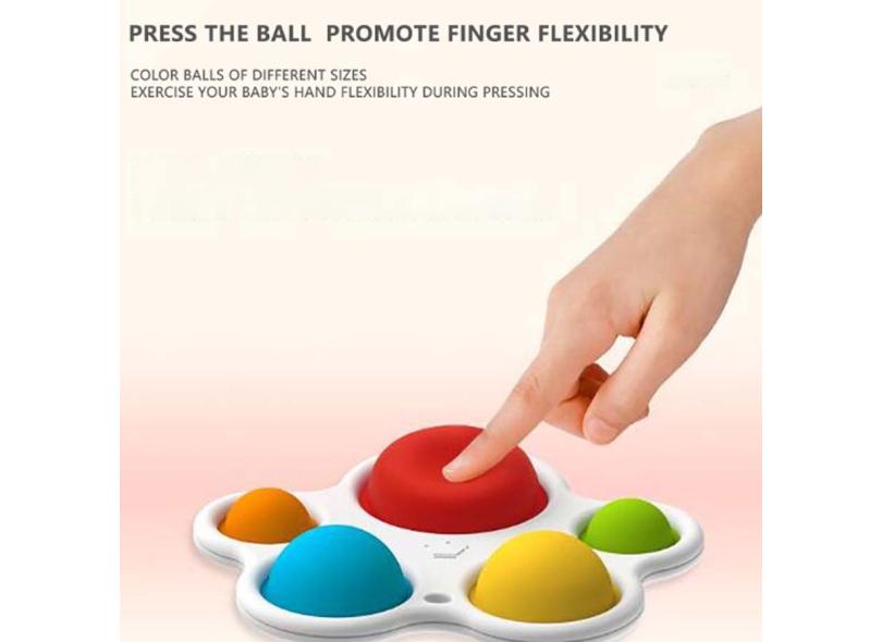 Brinquedos fid, Pop It Fidget Toy Push Pop Bubble Fidget Sensory com o ...
