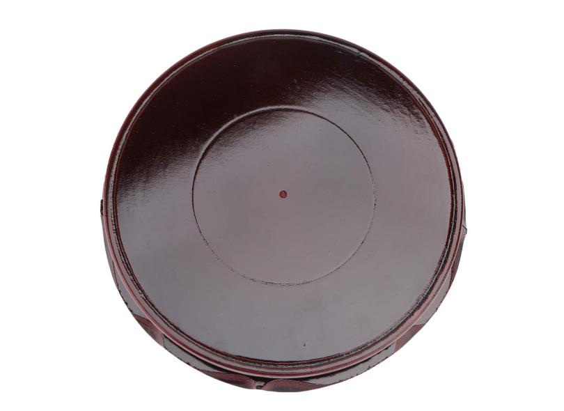 Yardwe Rodada Plantador Stand Vaso Base de Vaso Base de Vaso de Madeira ...