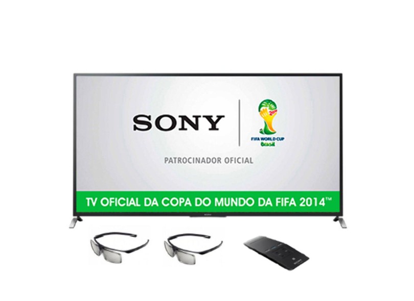 Smart TV TV LED 3D 70" Sony Bravia Full HD KDL-70W856B 4 HDMI com o ...