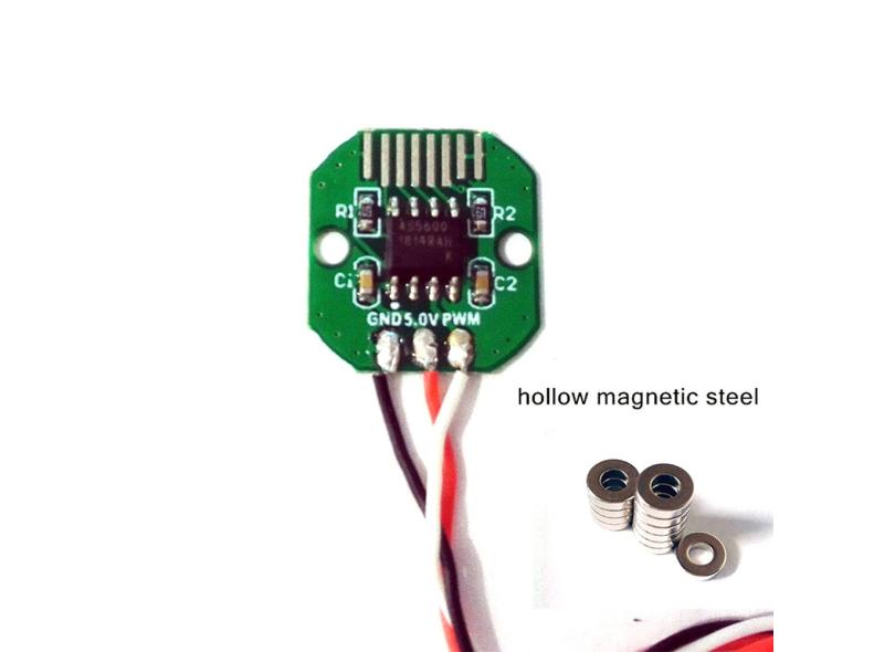 Verde AS5600 valor absoluto Rotary Encoder pwm / I2C Porto 12Bit ...