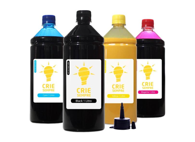 Compatível: Kit 4 Tintas Sublimáticas Para Epson L200 | L355 Cmyk 1 ...