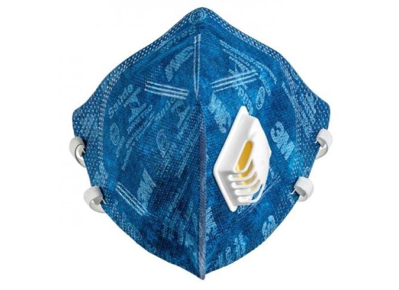 Kit 10 Máscaras de Proteção Respiratória Dobrável com Válvula PFF2 3M ...