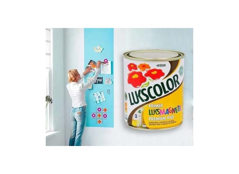 Tinta Magnética Imã Decoração De Paredes Lukscolor 900ml em Promoção é ...