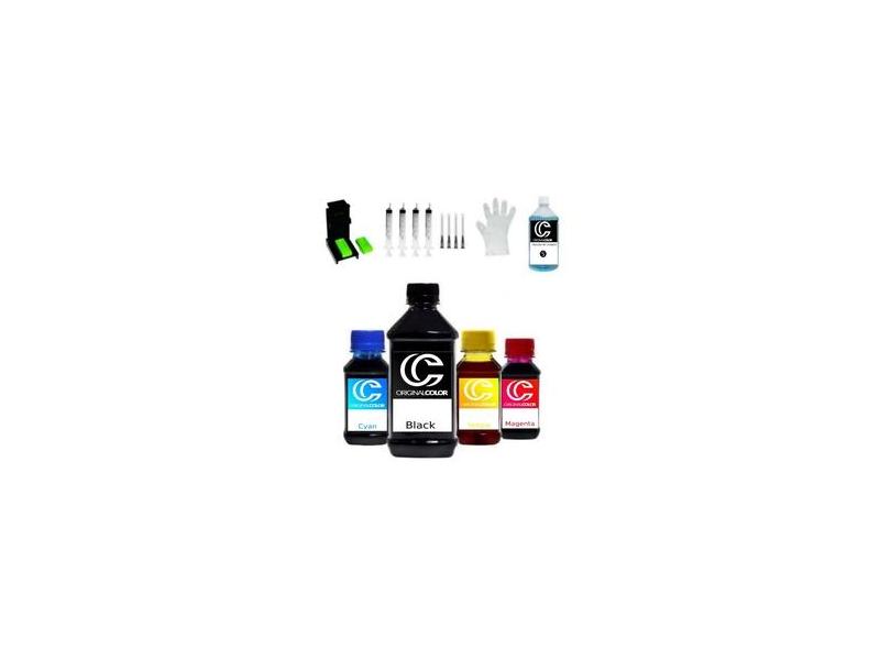 Kit Tinta para Recarga Marca Original Color 400ml Compatíveis com ...
