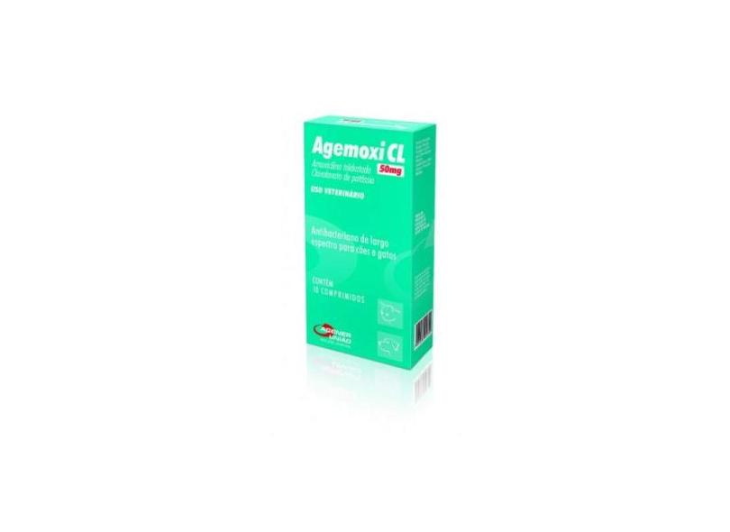 Agemoxi CL 50mg - 10 Comprimidos com o Melhor Preço é no Zoom