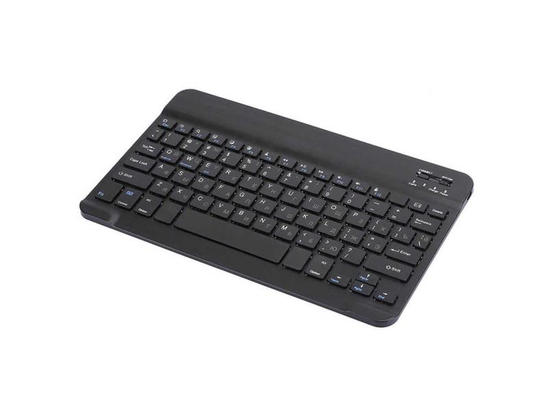 Teclado russo de 10,1 Slim Ultra Wide Wireless 80 teclas Bluetooth 3.0 ...