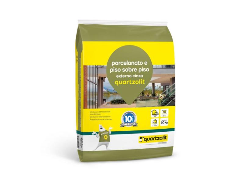 Argamassa Piso/Piso Porcelanato Externo - Quartzolit- 20kg com o Melhor ...