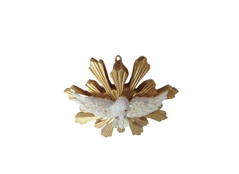 Imagem Divino Espirito Santo Resplendor 13Cm (Resina) Parede com o ...