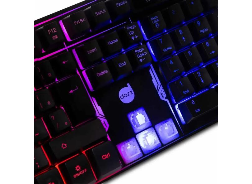 Teclado Gamer RAPID FIRE REVOLUTION - DAZZ com o Melhor Preço é no Zoom