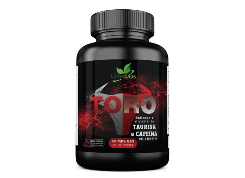 Toro Suplemento De Taurina E Cafeína Omecaps - 30 Cápsulas. com o ...