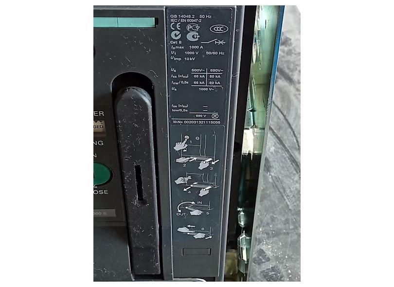 Disjuntor Siemens CubicleBus 1000A 690V 3WL1110-3EB35-5FA4 com o Melhor ...