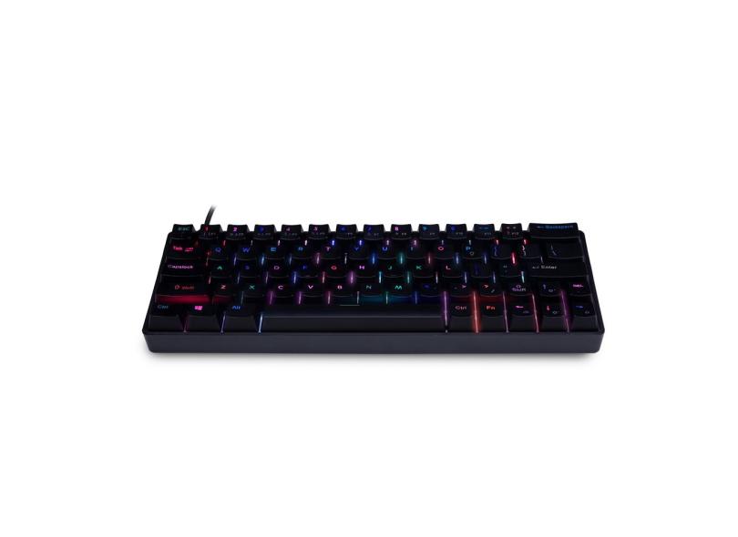 Teclado MK-60 mecanico pc gamer LED com o Melhor Preço é no Zoom