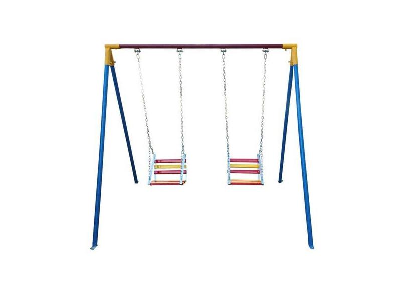 Balanço Infantil Tradicional Em Ferro - 2 Lugares - CÓD. 0871 - Esport ...