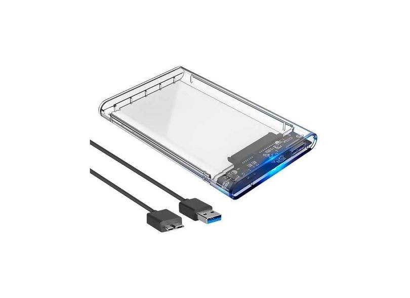 Case Hd Externo Transparente De Gaveta Usb 3.0 Notebook com o Melhor ...