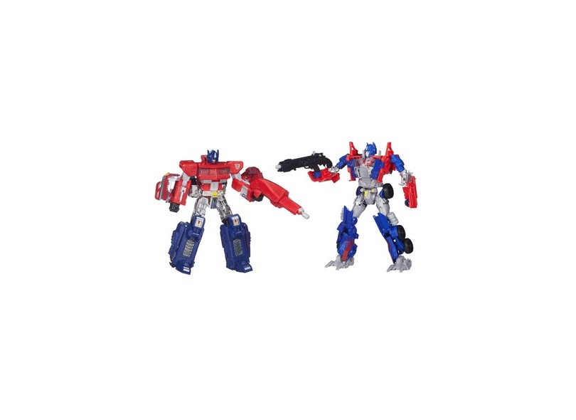 Boneco Transformers Optimus Prime Duo Evolution A7745 - Hasbro com o ...