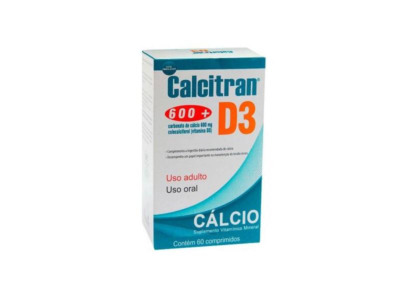 Calcitran D3 Caixa Com 60 Comprimidos com o Melhor Preço é no Zoom